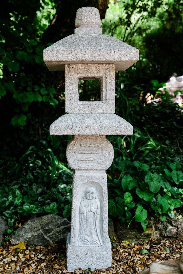 Delivery Of Real Stone Pagodas Arrive - The Japanese Garden